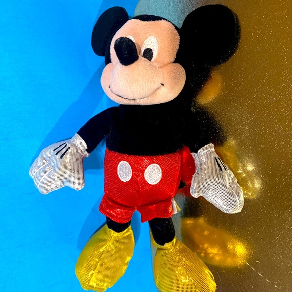 Disney | Toys | Disney Ty Vtg 23 Sparkle Mickey Mouse Plush Shiny ...